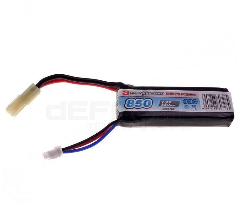 Vapex 7.4V 850mAh 30C Lipo Battery - Defcon Airsoft