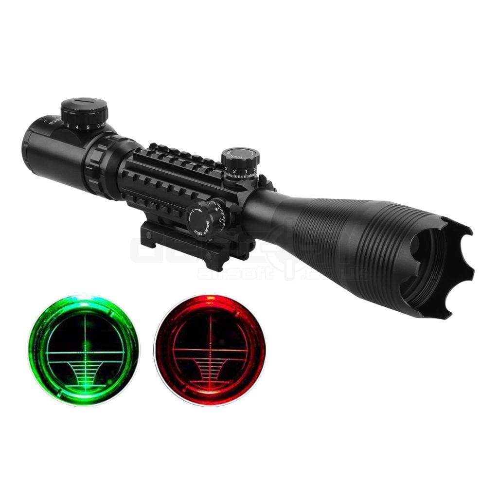 4 16 X 50 Illuminated Tactical Sniper Rifle Scope With RIS DEFCON AIRSOFT 4-16-x-50-illuminated-tactical-sniper-rifle-scope-with-ris-defcon-airsoft