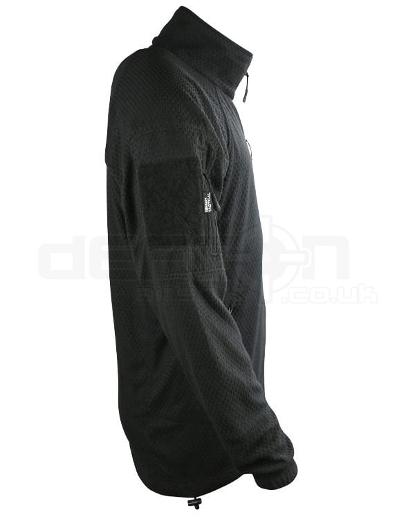 KombatUK Delta Tactical Grid Fleece - Black - Defcon Airsoft