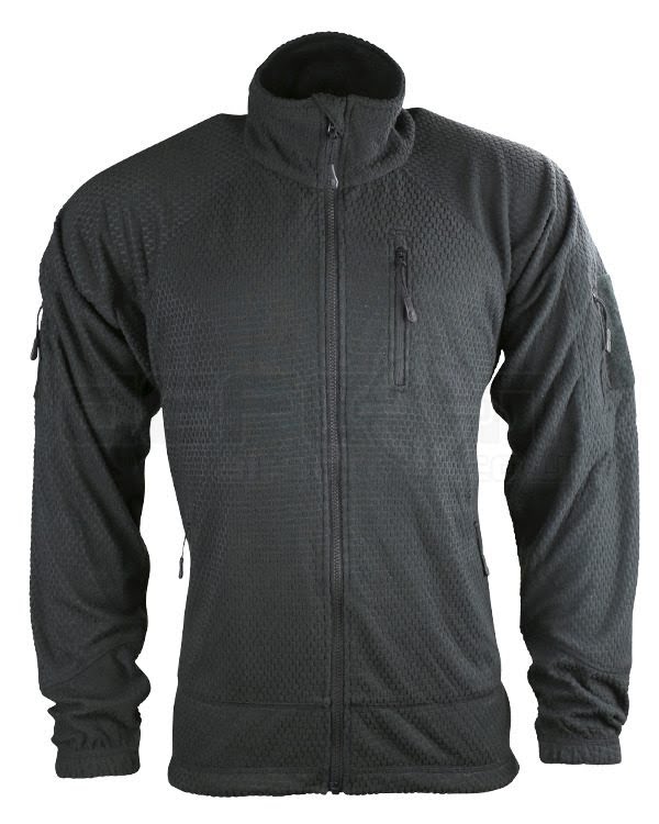 KombatUK Delta Tactical Grid Fleece - Black - Defcon Airsoft