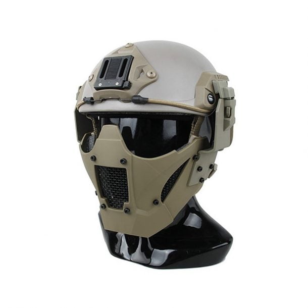 TMC JAY Tactical FAST Mask (Tan) - Defcon Airsoft