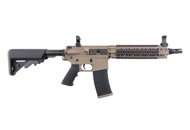 G&G Combat Machine AEG CM18 MOD1 DST (Tan) - Defcon Airsoft