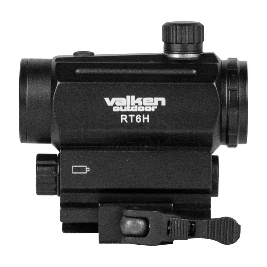 Valken Tactical Raised T1 Sight 1x22 R/G/B Dual W/Weaver QR - Defcon ...