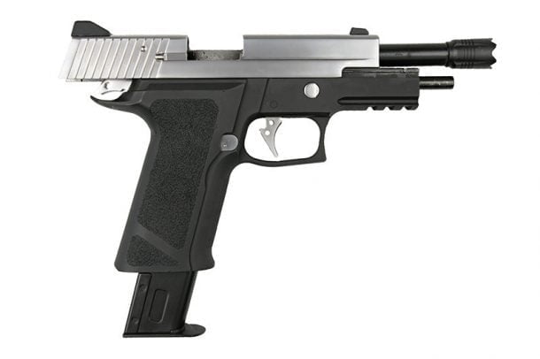 WE P-Virus Biohazard Sig P226 GBB Pistol - Defcon Airsoft
