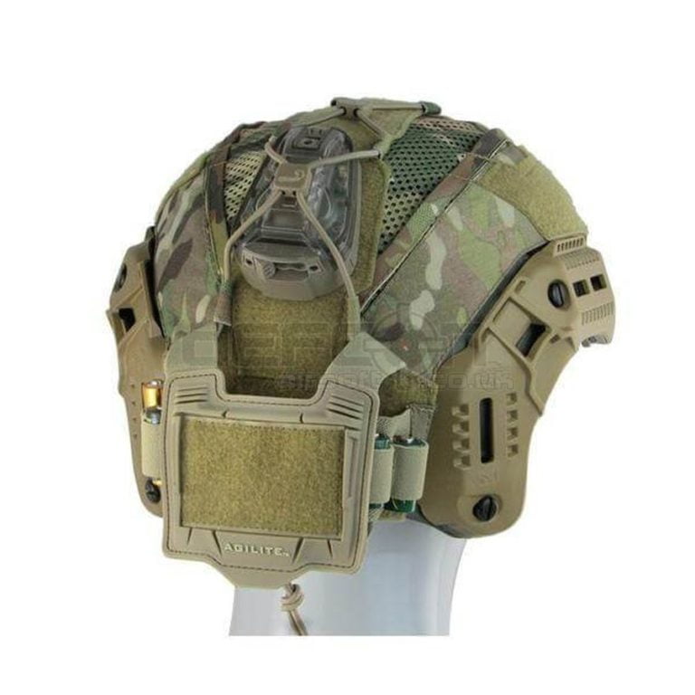 Agilite MTEK FLUX Helmet Cover - Gen4 - Ranger Green - Defcon Airsoft