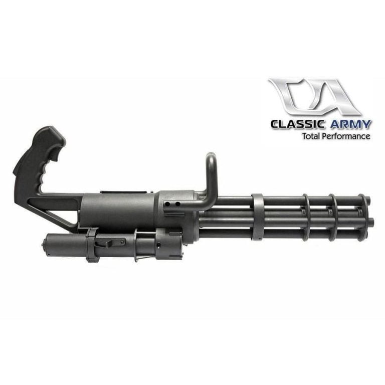 Classic Army M134 Micro Mini Gun (Powered By Green Gas - Black ...