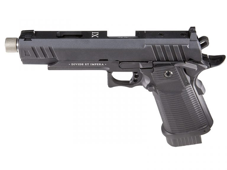 Army R45 Stubby Gas Blowback Pistol (Polymer Body And Slide - Black ...