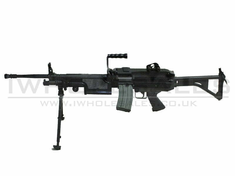 Classic Army M249 MK1 AEG (Skeleton Stock) (CA-006M) - Defcon Airsoft