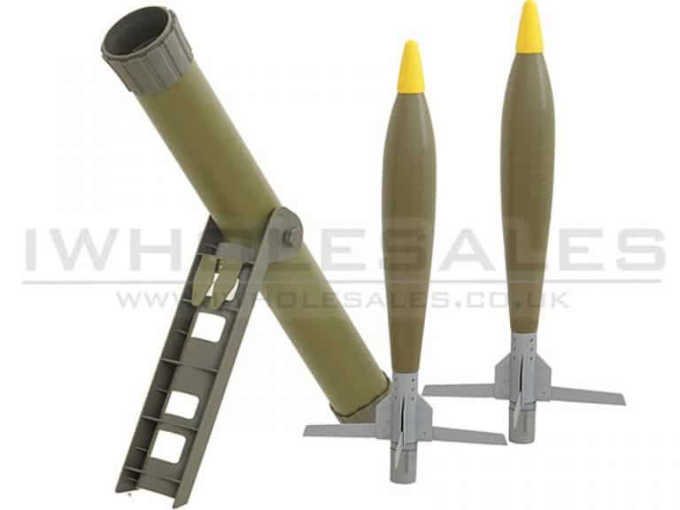 APS "Hades" Mortar Launcher (2 Missiles - Co2 Powered) - Defcon Airsoft