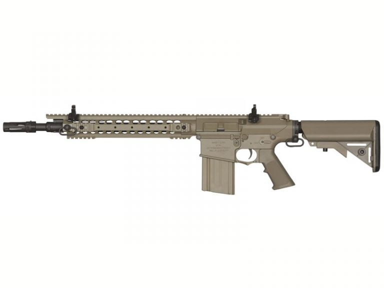 Ares SR25 DMR Sniper Rifle (Semi Only - 400 FPS - Tan - M110K - SR-011E ...