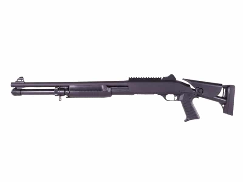 Cyma M1014 Tri-Barrel Shotgun (Tactical Stock - Black - CM373) - Defcon ...