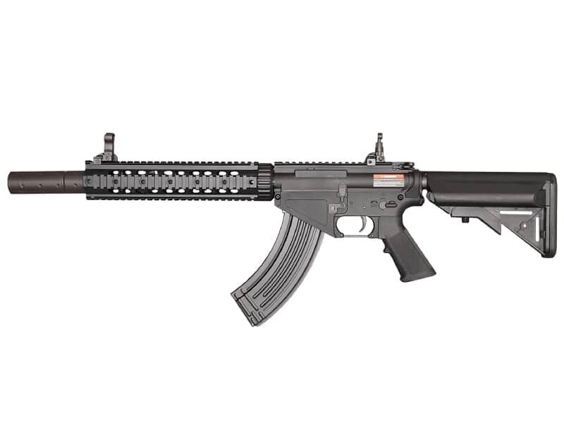 Cyma AR47 RIS With Inbuilt Suppressor (Nylon Fibre - Mosfet / QD Spring ...