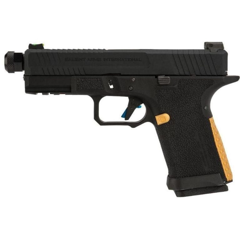 Army R45 Stubby Gas Blowback Pistol (Polymer Body And Slide - Black ...