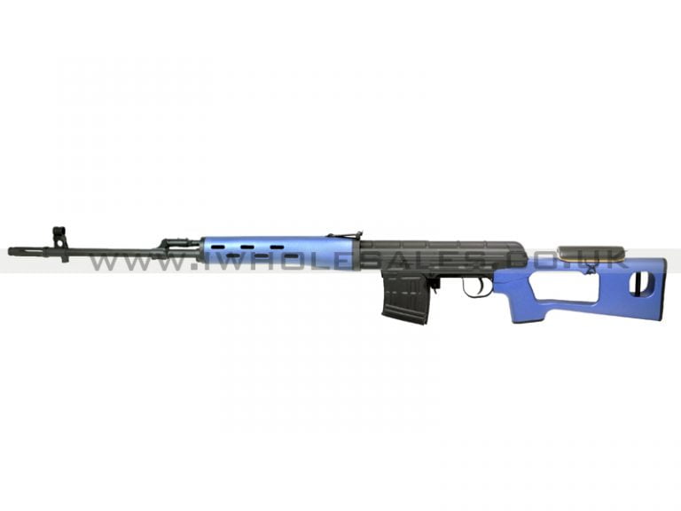 A&K Spring SVD Sniper Rifle AK-SVD (Blue) - Defcon Airsoft