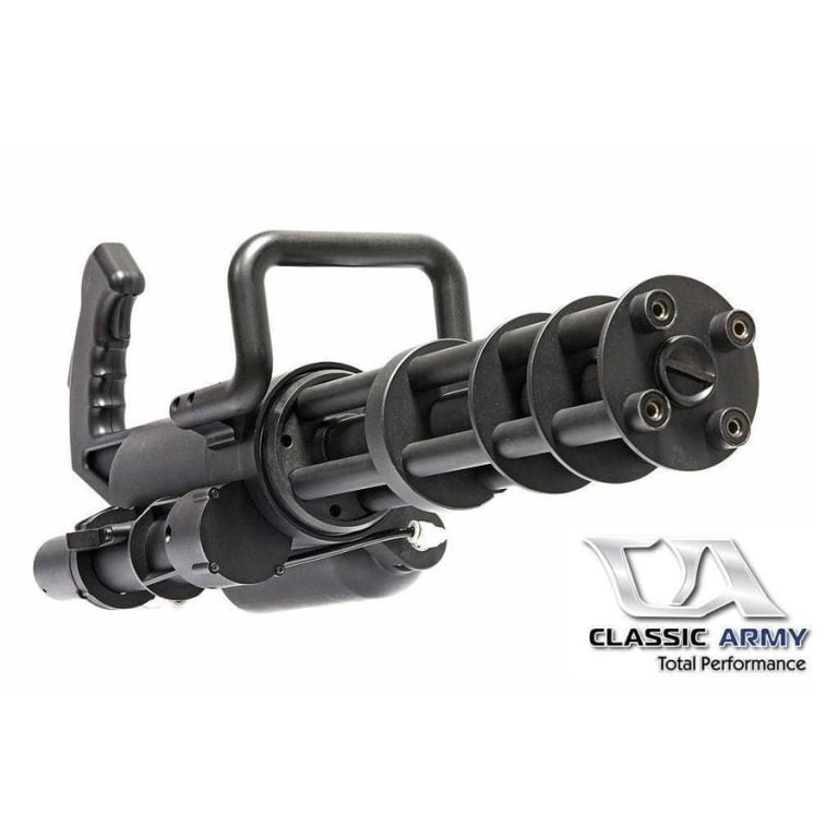 Classic Army M134 Micro Mini Gun (Powered By Green Gas - Black ...