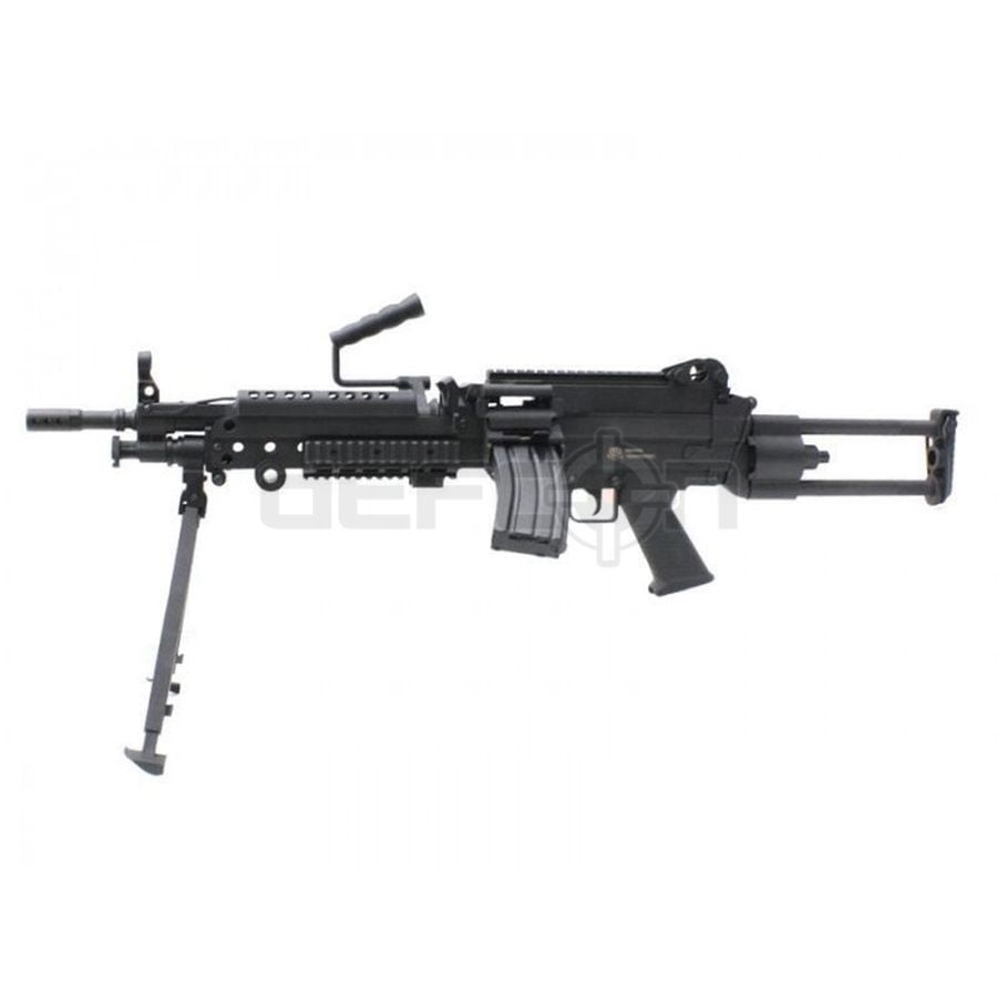FN Hersal Minimi M249 Para Sports Line AEG (Black - Battery and Charger ...