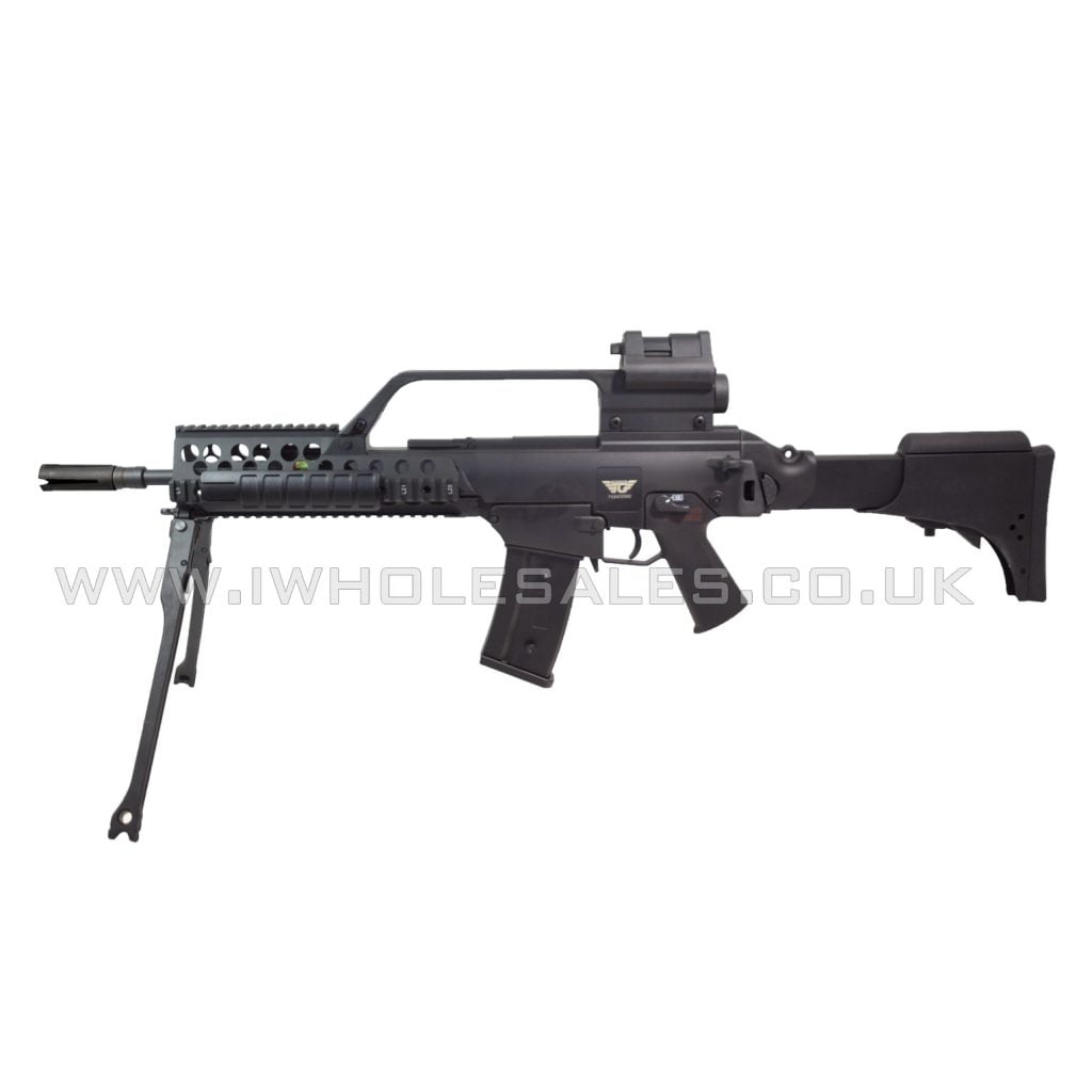 JG G39 KVE AEG Sniper Rifle With Scope And RIS Rail (JG-1738 - Black ...