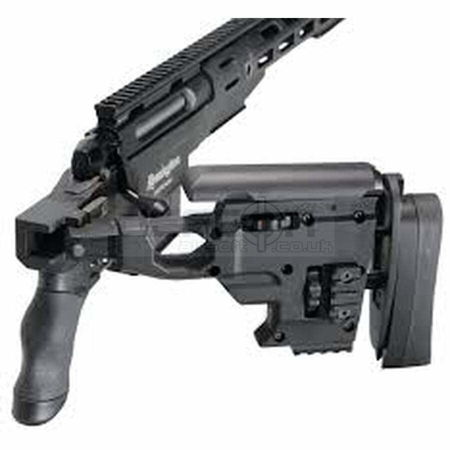 Ares MS338 CNC Sniper Rifle Spring Powered with Rails (Black) (MSR-010 ...