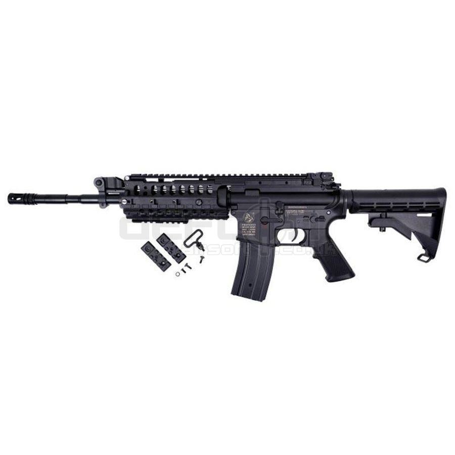 Golden Eagle M4 RIS S-System AEG (Inc. Bat. & Charger - Full Metal - FB6613) » DEFCON AIRSOFT