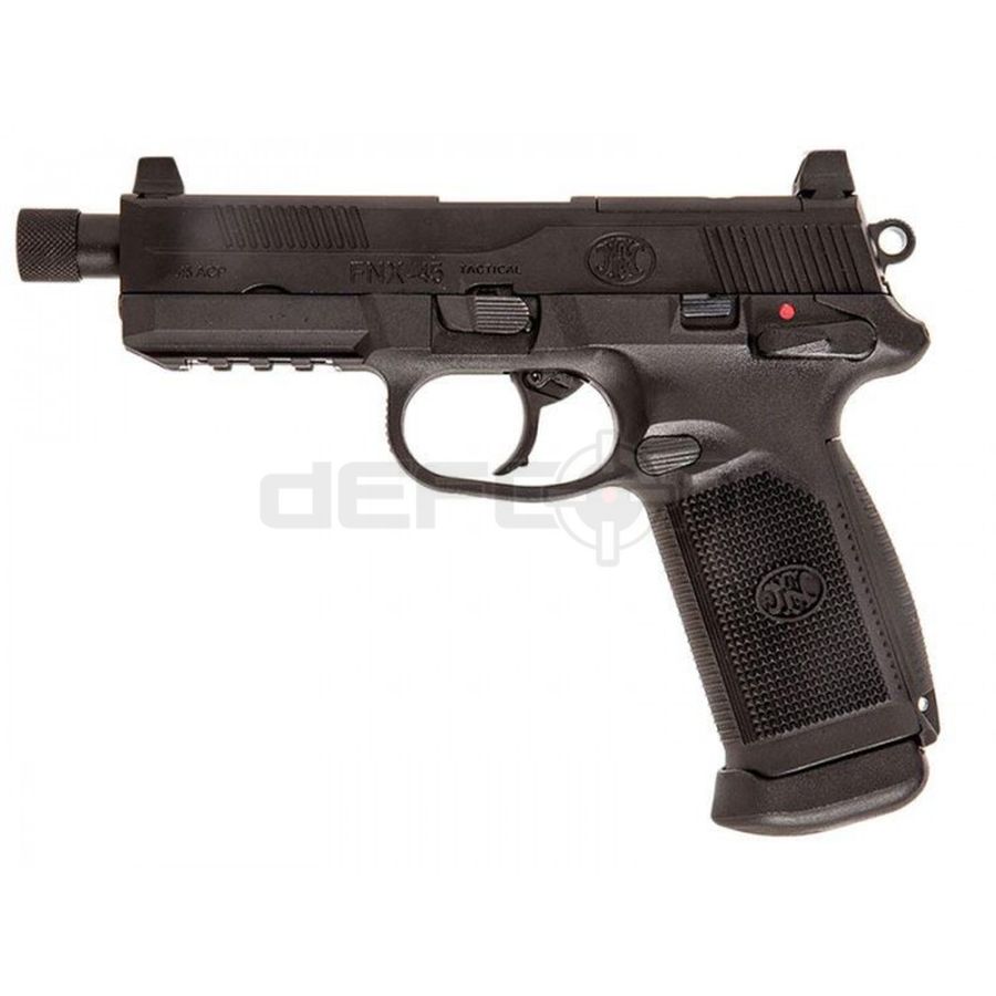 FN Herstal FNX-45 Tactical Gas Blowback Pistol (Black - Cybergun ...