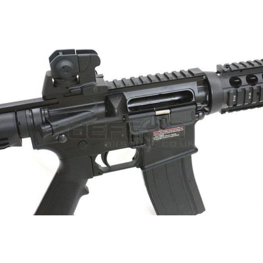 S&T M4 CQB Gas Blowback Rifle (RIS CQB - ST-GBB-06-BK) » DEFCON AIRSOFT