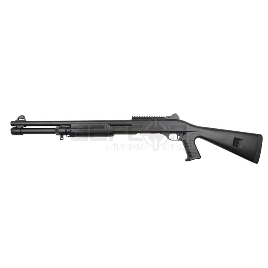 Cyma M1014 Tri-Barrel Shotgun (Fixed Stock - Black - CM370) » DEFCON ...