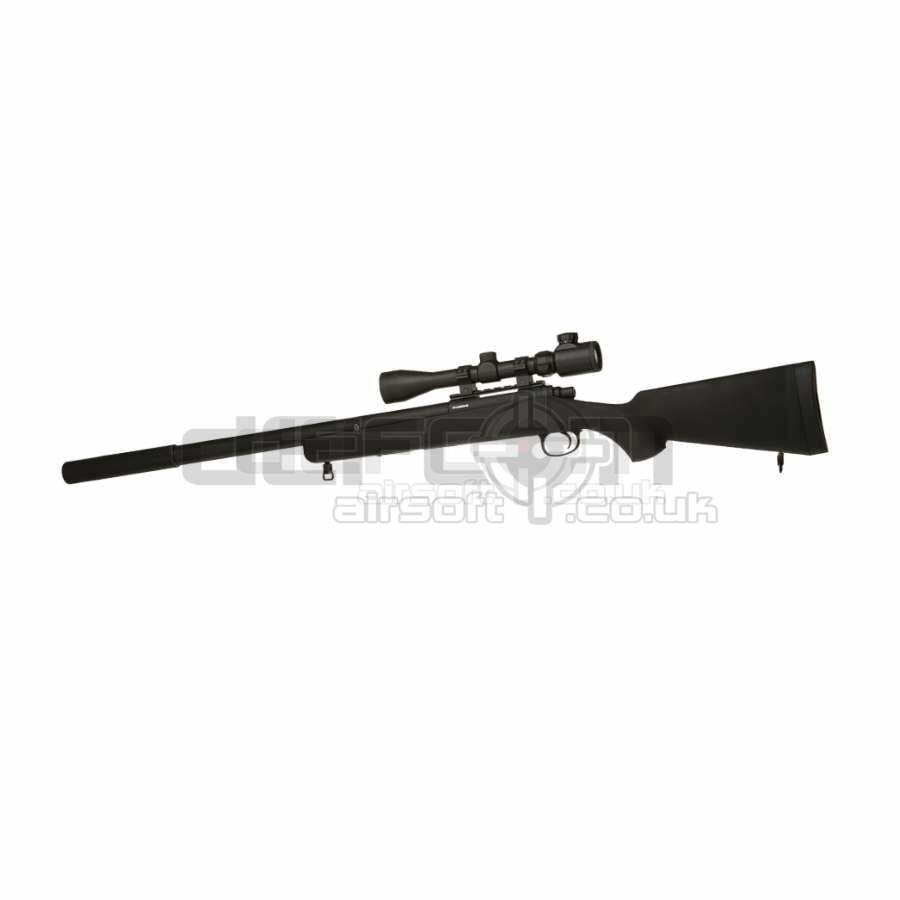 JG VSR BAR10 G-Spec Sniper Rifle With Silencer And Scope - Defcon Airsoft