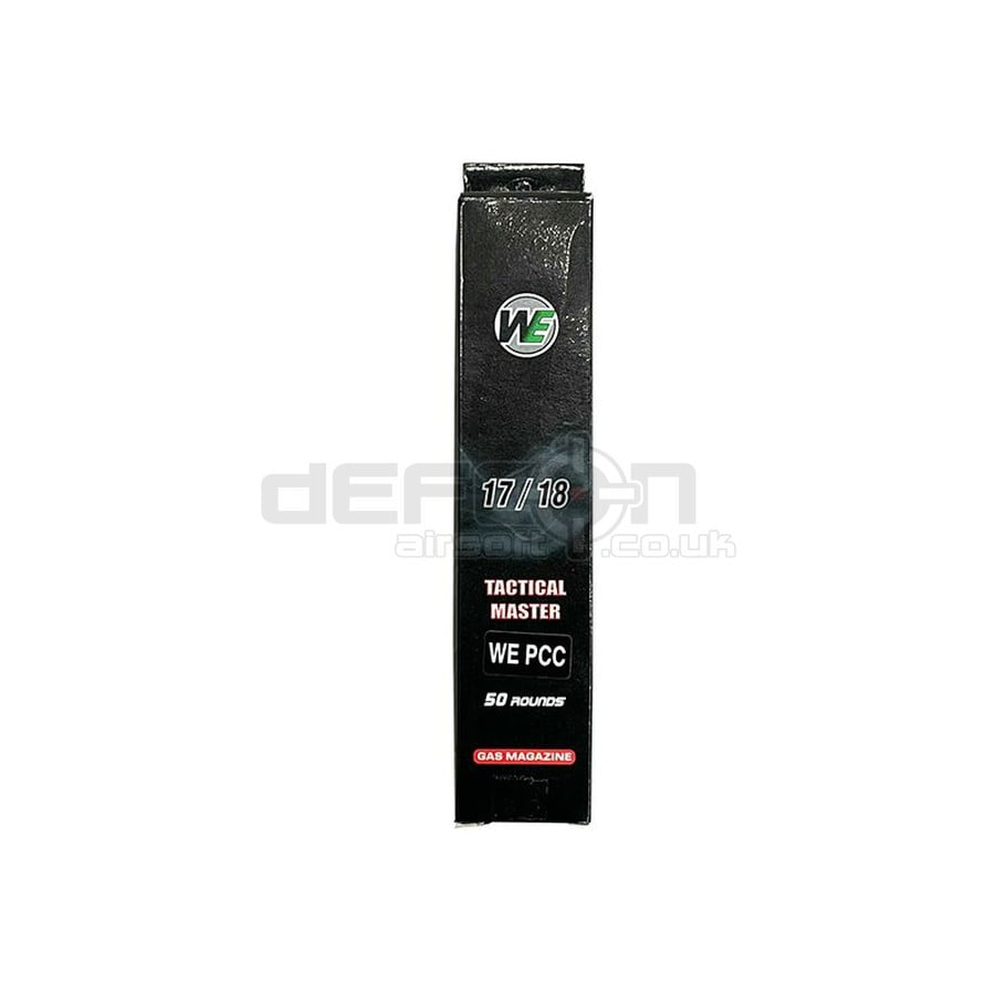 WE PCC Gas Magazine (50 Rounds - Black) - DEFCON AIRSOFT