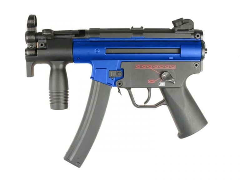 Galaxy AEG Submachine Gun (Metal Gearbox - Blue - G5K) (Blue) - Defcon ...