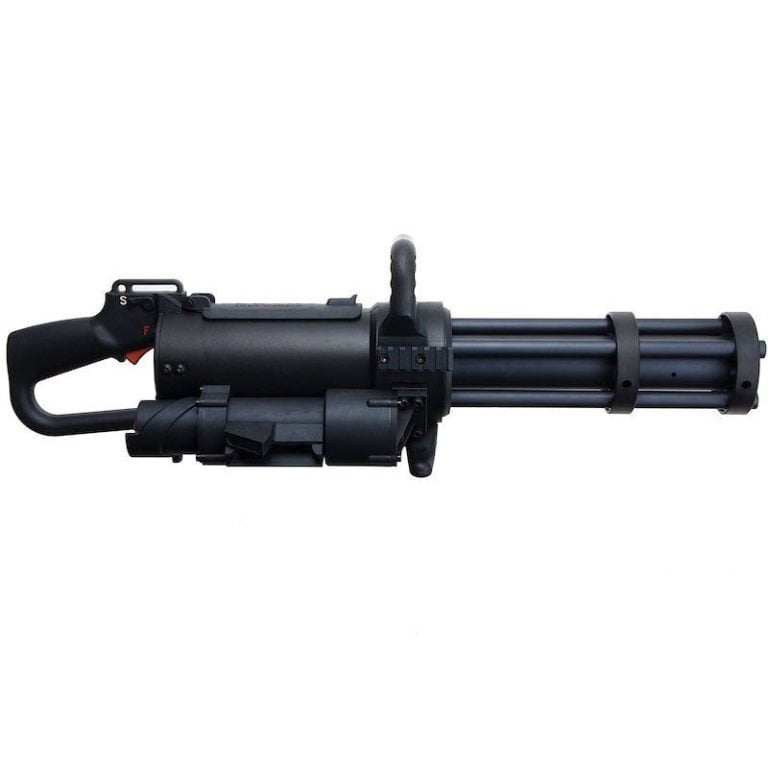 Classic Army M133 Mini Vulcan Rotating Multi-Barrel Airsoft AEG Mini ...