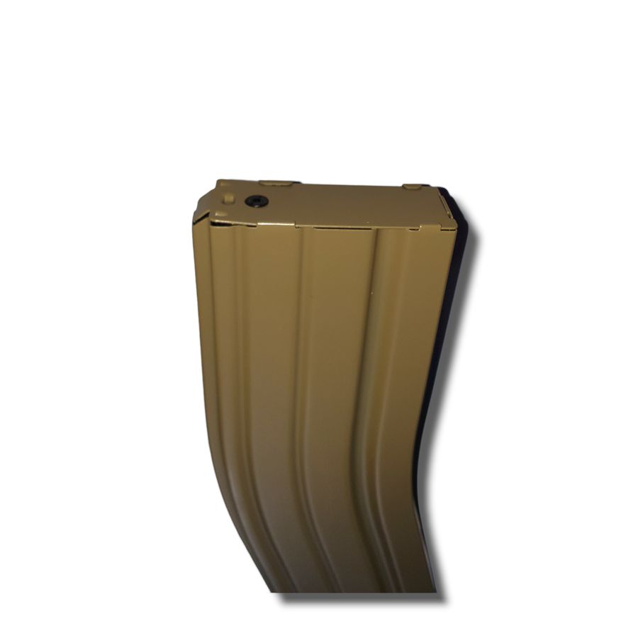 NUPROL M4 Metal Mid-Cap Mag 200R - Tan - Defcon Airsoft