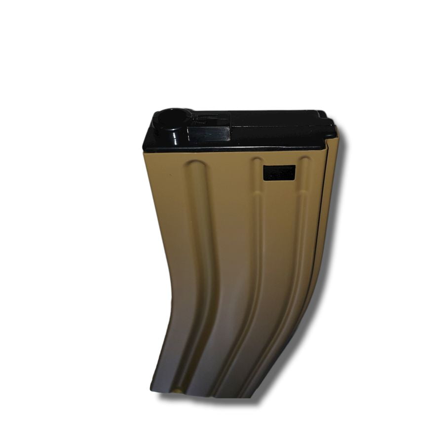 NUPROL M4 Metal Mid-Cap Mag 200R - Tan - Defcon Airsoft