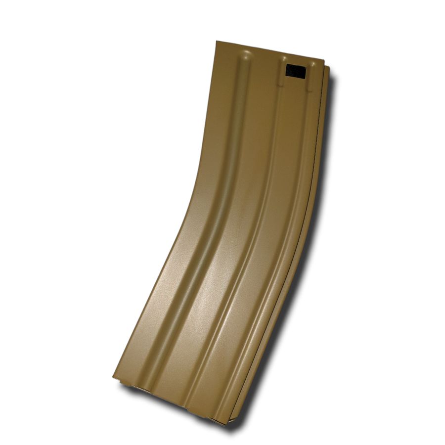 NUPROL M4 Metal Mid-Cap Mag 200R - Tan - Defcon Airsoft