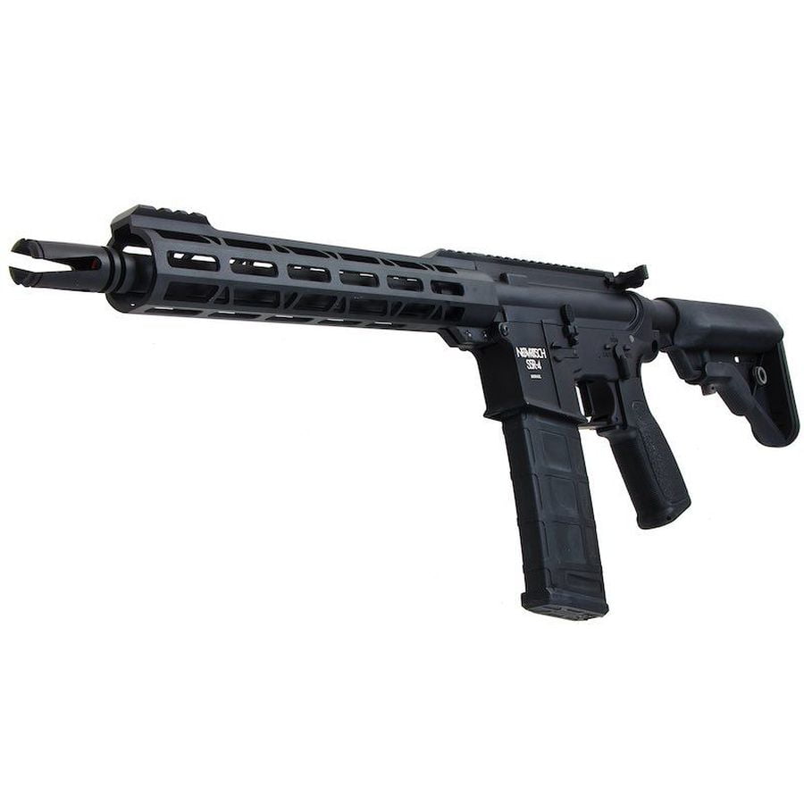 Novritsch SSR-4 Airsoft AEG Rifle (Polymer Body) Black - Defcon Airsoft