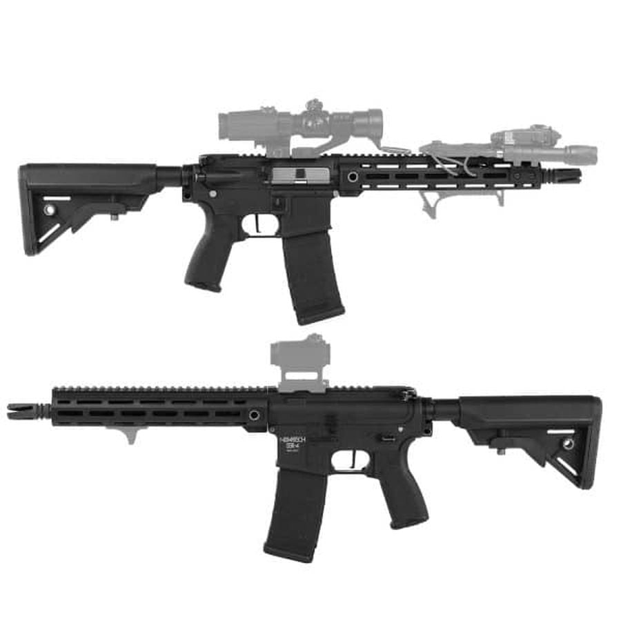 Novritsch SSR-4 Airsoft AEG Rifle (Polymer Body) Black - Defcon Airsoft