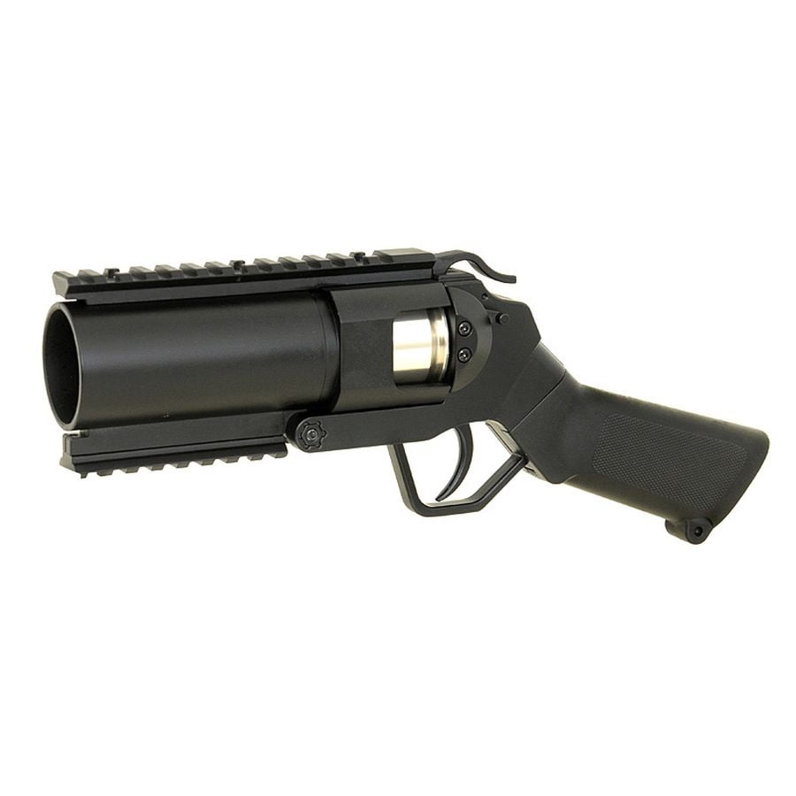 Battleaxe 40mm Grenade Launcher Pistol Black - Defcon Airsoft