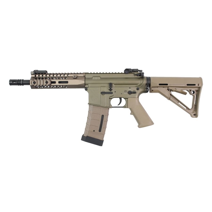 Double Bell M4 AEG Full Metal Tan - Defcon Airsoft