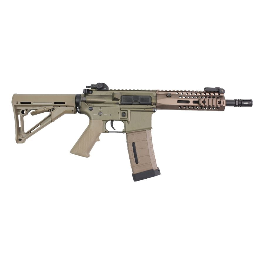 Double Bell M4 AEG Full Metal Tan - Defcon Airsoft