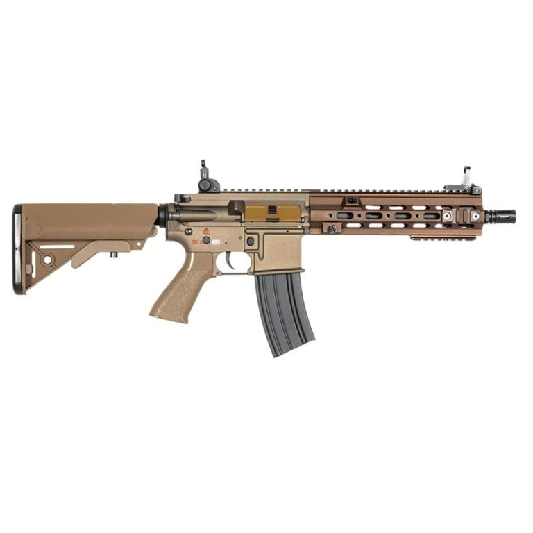 Double Bell M416 AEG Short Version Tan - Defcon Airsoft