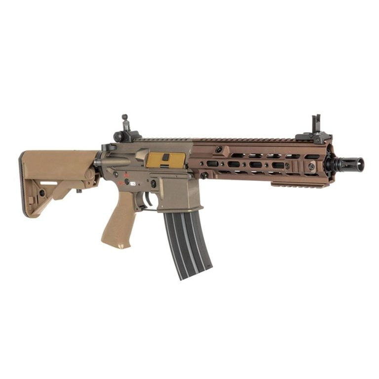 Double Bell M416 AEG Short Version Tan - Defcon Airsoft