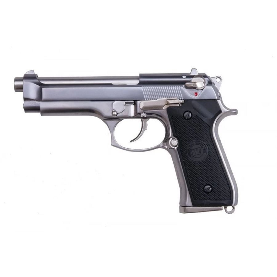 WE M92 GBBP Full Metal Silver - Defcon Airsoft
