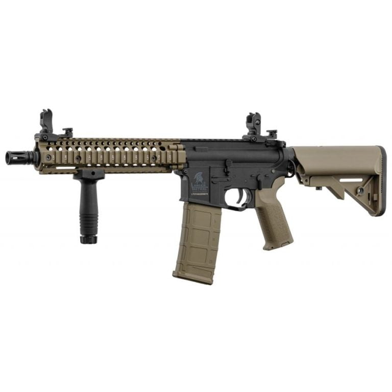 Lancer Tactical MK18 LT-18 Gen 2 Interceptor RIS Carbine AEG Rifle Tan ...