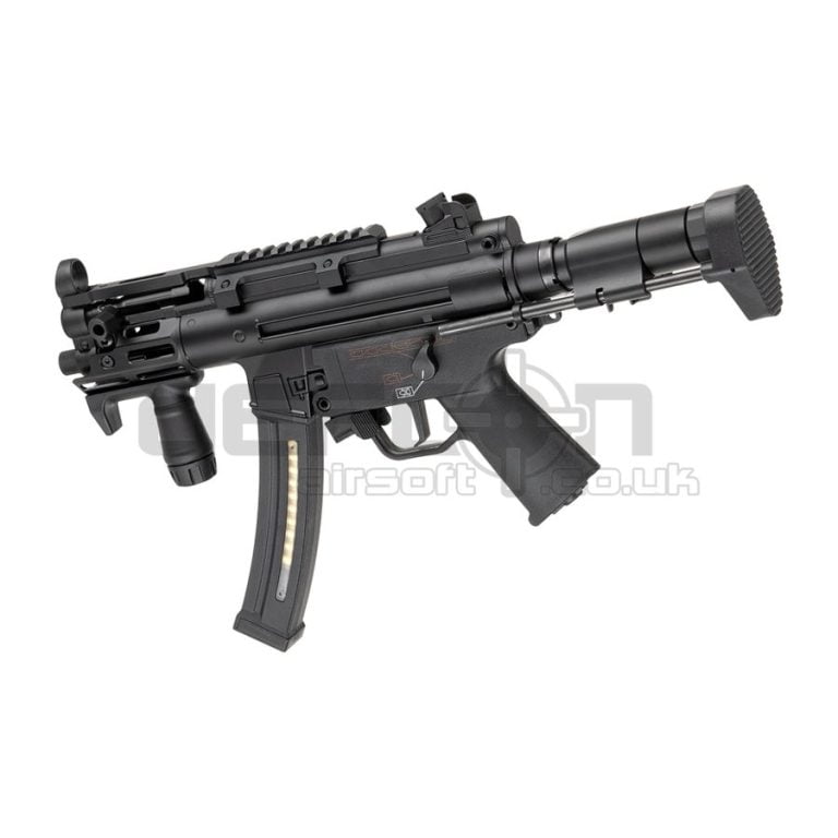 Cyma Platinum Swat SMG5 AEG Sub-Machine Gun (PDW - CM041L - Black ...