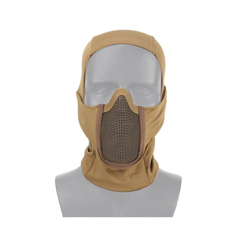 Operators Balaclava - Mesh Face Mask - Coyote - Defcon Airsoft