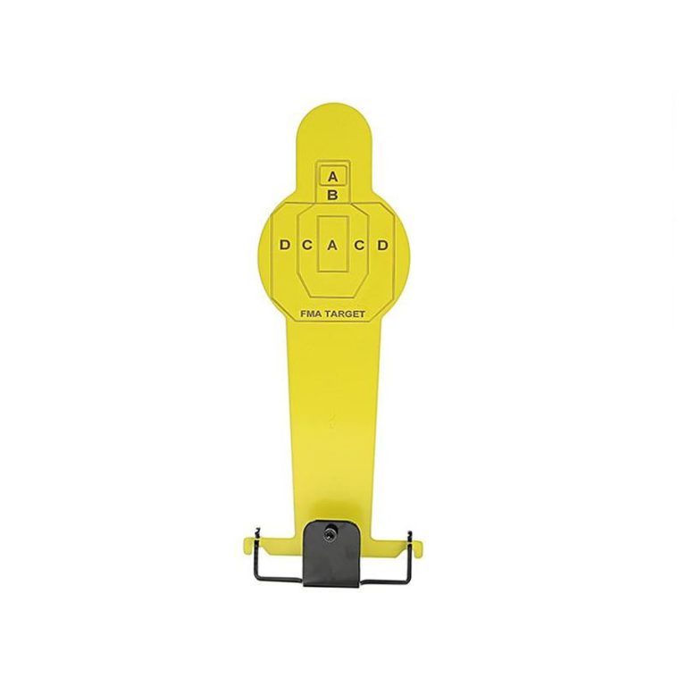 FMA Metal Folding Target A Style Yellow - Defcon Airsoft