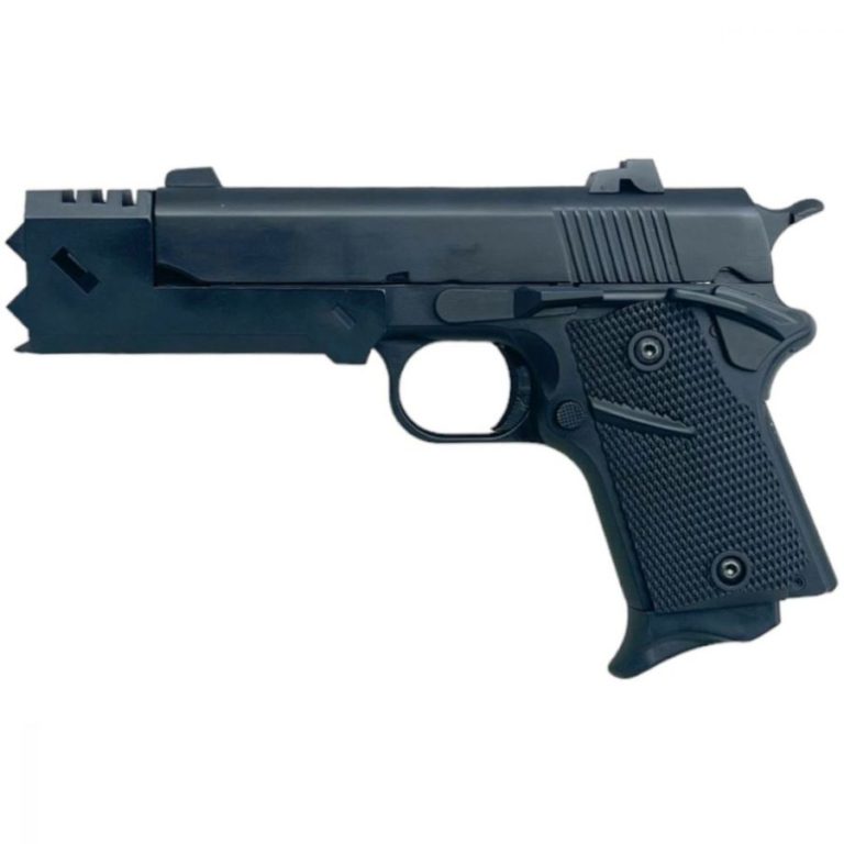 Double Bell AM45 Detonics .45 Gas Blowback Pistol (Black- Metal ...