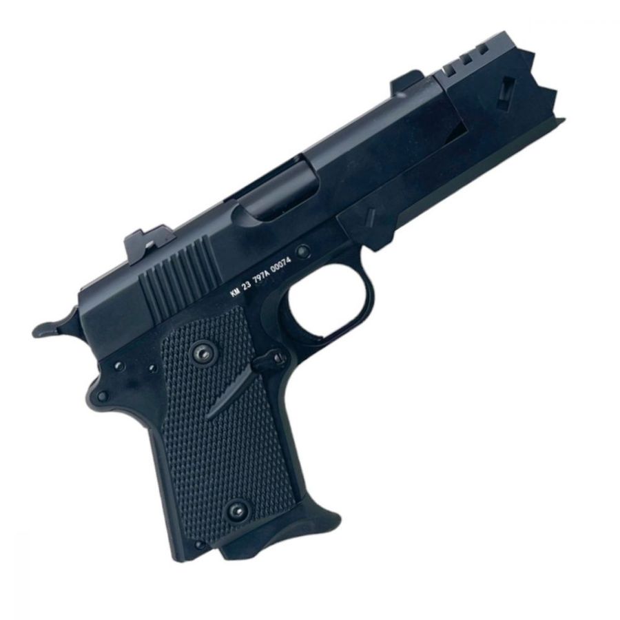 Double Bell AM45 Detonics .45 Gas Blowback Pistol (Black- Metal ...