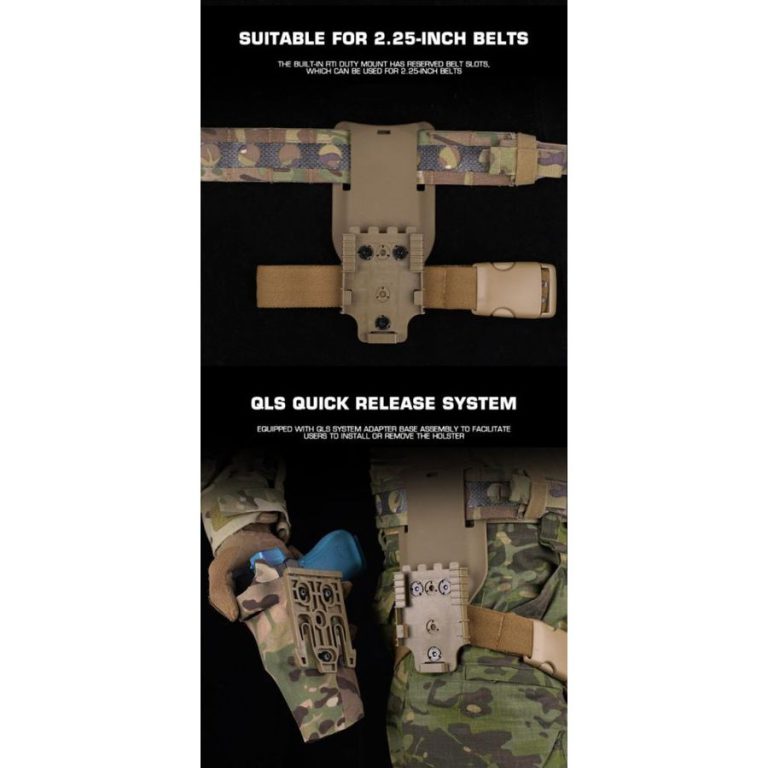 Big Foot 17 Series Quick Release Holster With QLS Kit And Belt ...