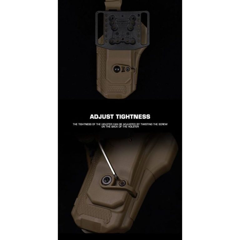 Big Foot Tactical Universal Holster With QLS Kit (Black) - Defcon Airsoft