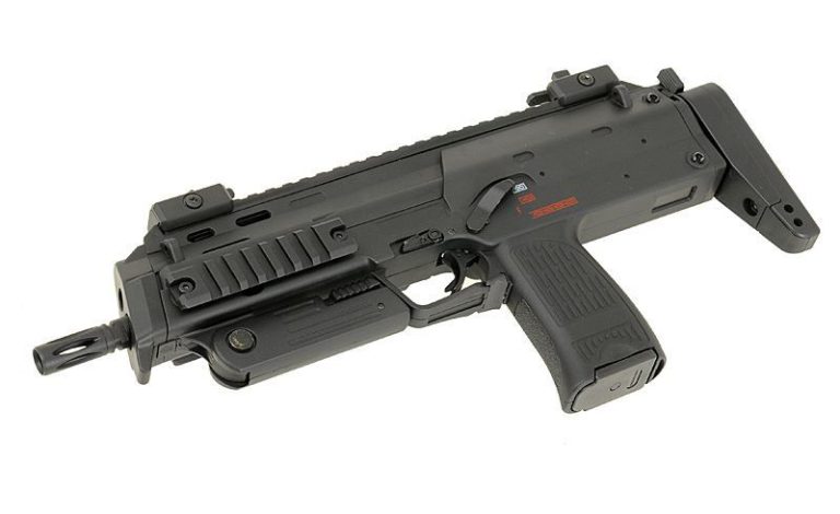 Well R4 AEP Sub-Machine With Silencer (Full Metal) - Defcon Airsoft